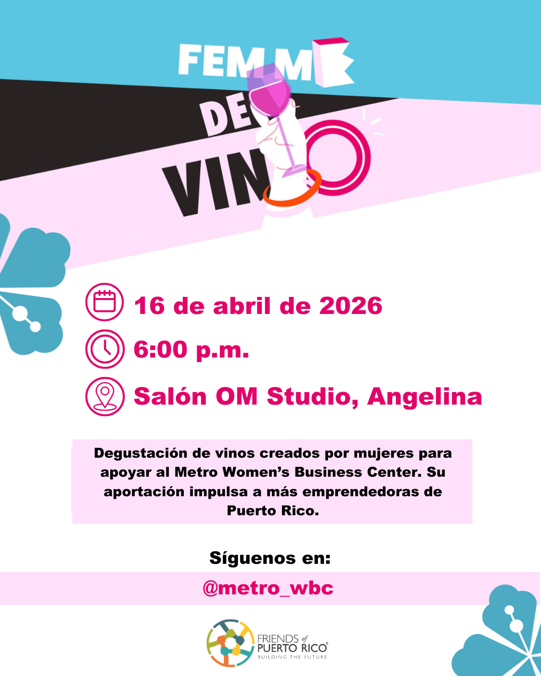 Femme de Vino 2026 - Metro Women's Business Center